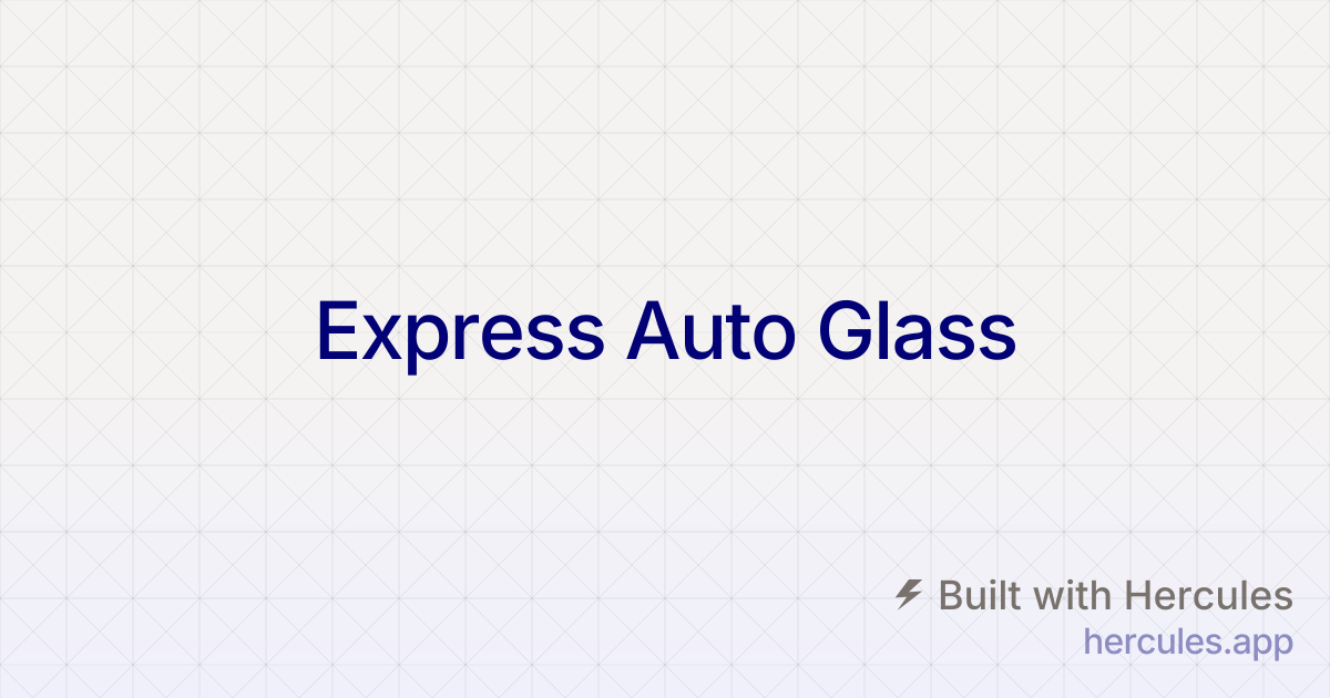 Express Auto Glass